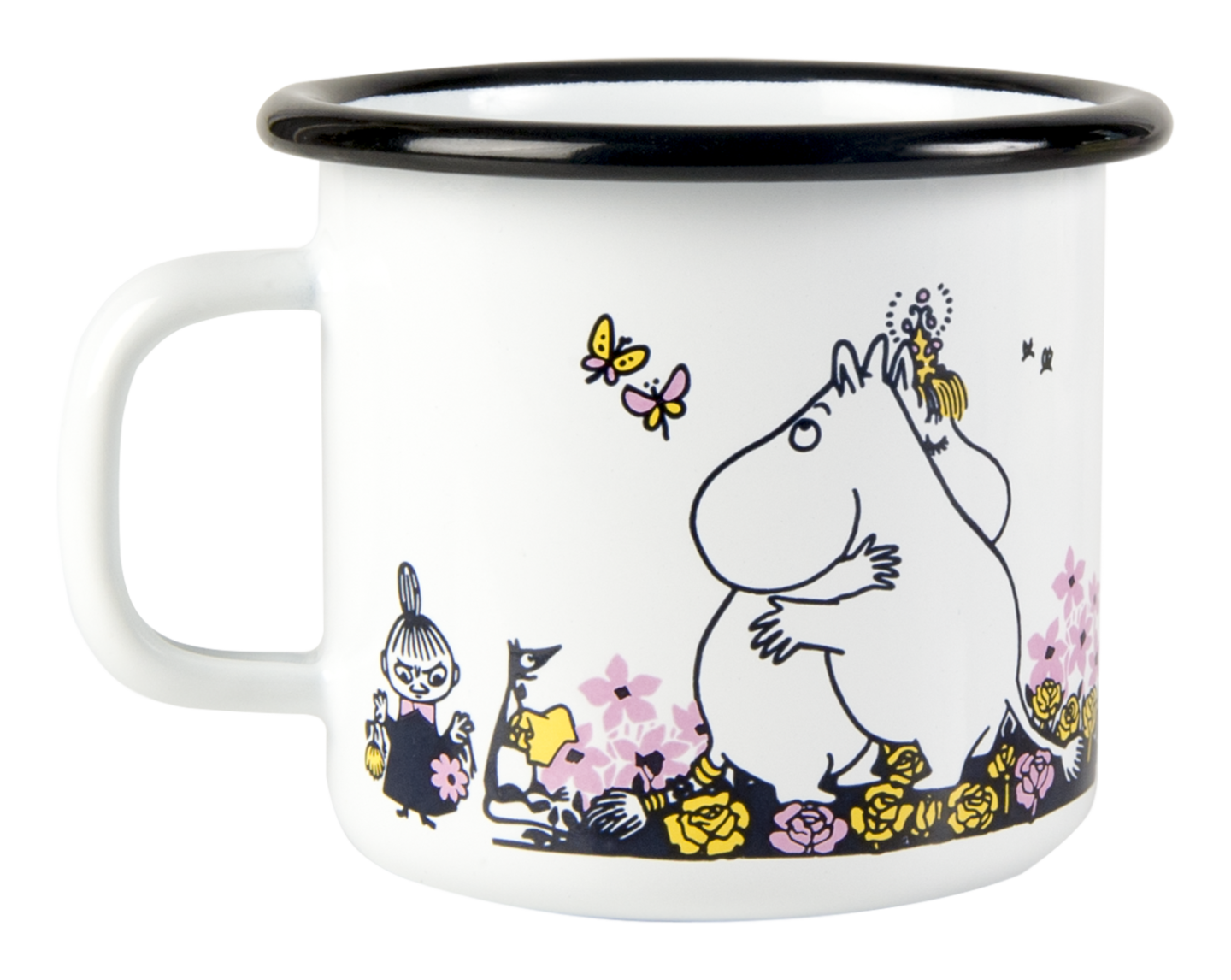 Liten Amanda - Mumin emaljmugg, 2,5 dl - Krama mig Liten Amanda - Mumin emaljmugg, 2,5 dl - Krama mig